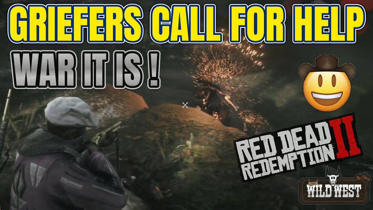 RDR2 GRIEFERS CALL FOR HELP 😂 POSSE FIGHT RDR2 ONLINE GAMEPLAY - PS4 ...