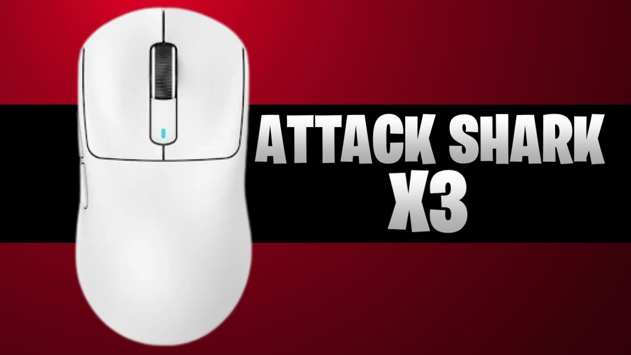 UM DOS MELHORES MOUSES - Attack Shark X3 - YouTube
