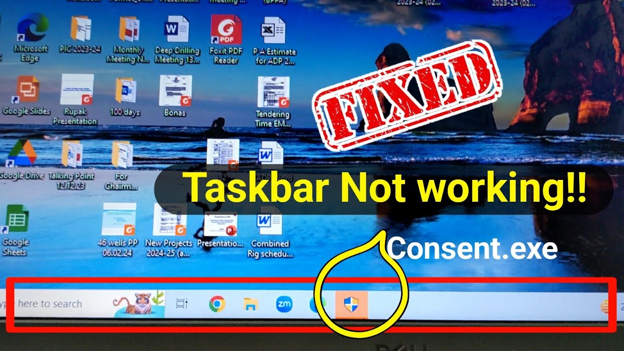 How to fix "Taskbar not working when run Consent.exe on Taskbar ...