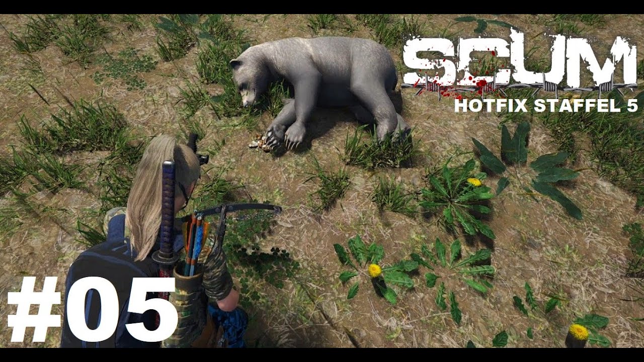 SCUM - Ordentlich Looten / Bewusstloser Bär #05 Hotfix #staffel5 - YouTube