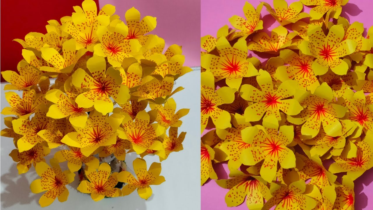 DIY Paper Flower Guldasta Made With plastic bottle|| Easy plastic ...
