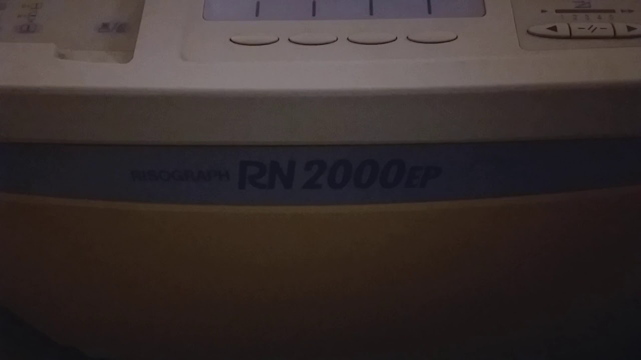 Riso RN2000EP used for sale - YouTube