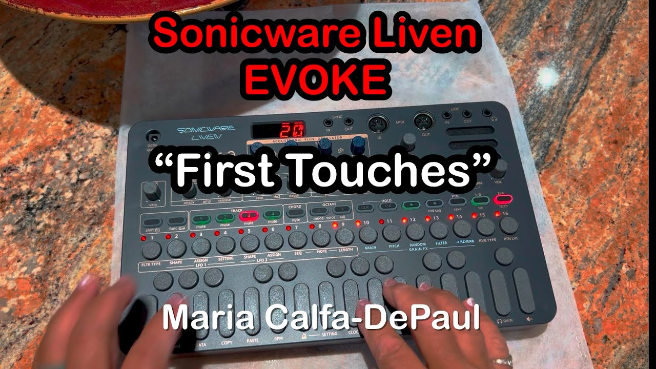 Sonicware Liven EVOKE Synth/First Touches! - YouTube