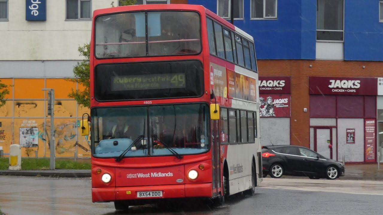 National Express West Midladns | Dennis Trident ALX 400 | 4605 "BX54 ...