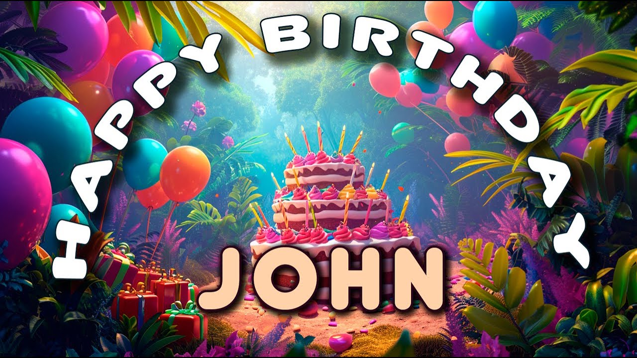 Happy birthday John Song song, unique birthday wishes video # ...