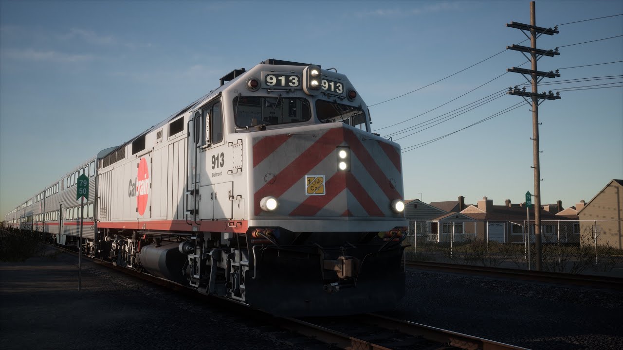 The Foamiest Part Of Caltrain's Route + Insane Hornshow! - YouTube