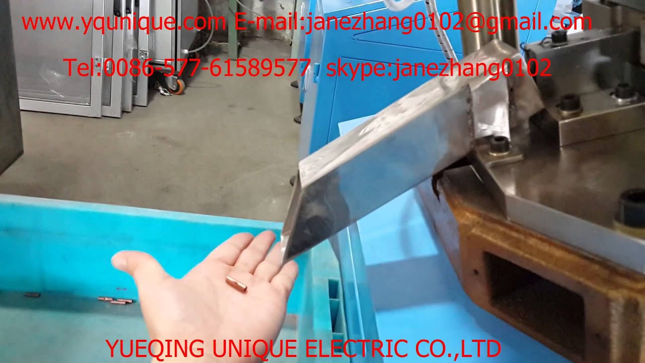 automatic double dimpling machine for Copper butt connector machines ...