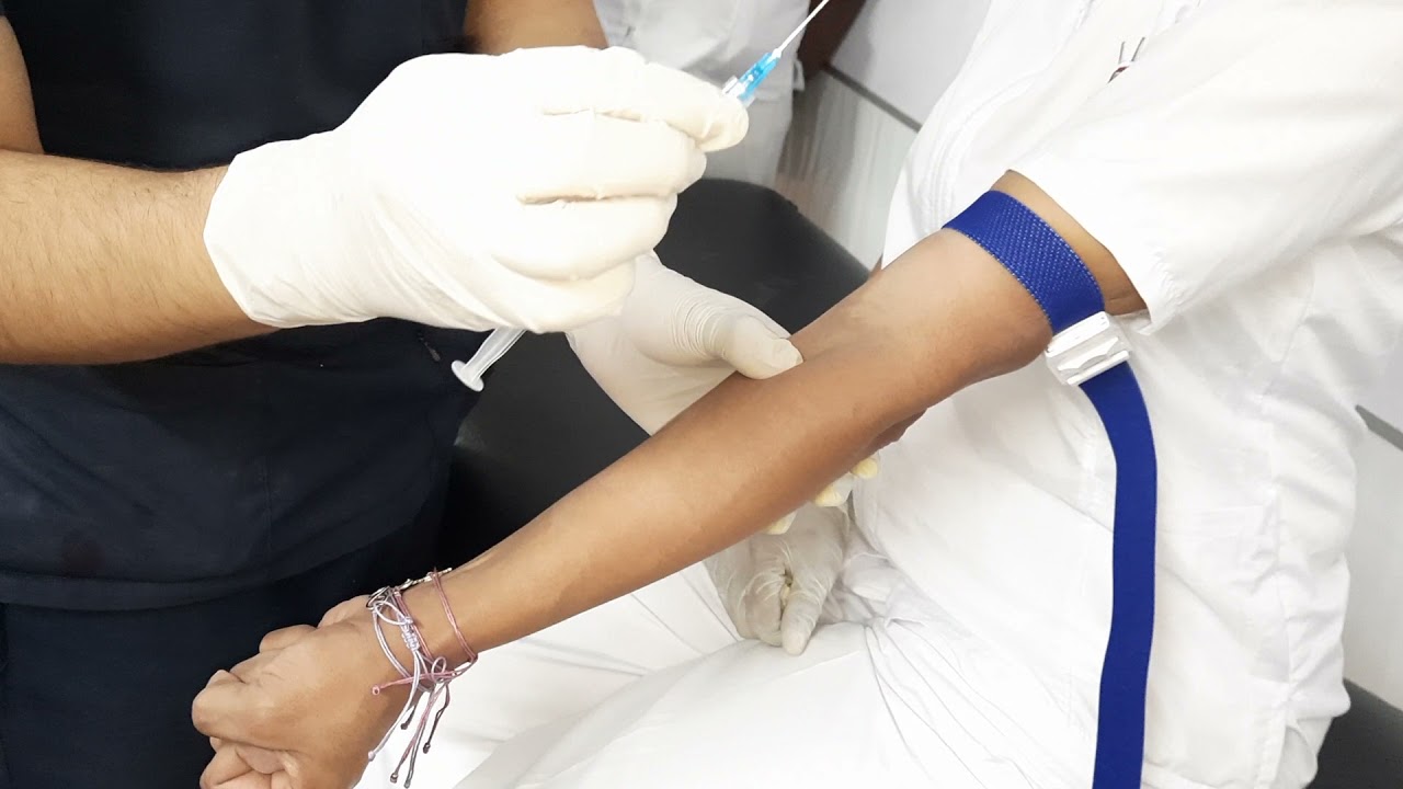 como inyectar vía intravenosa 2 - YouTube