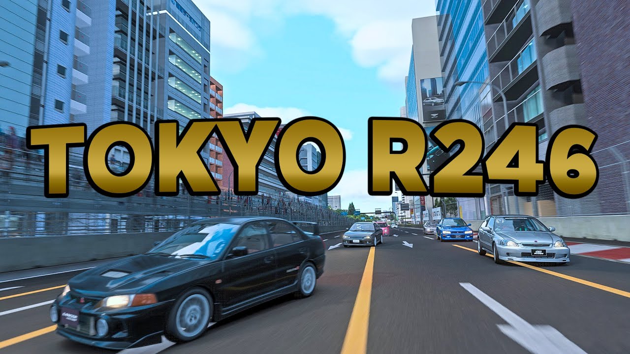 Action cams for Tokyo R246 | Gran Turismo Track for Assetto Corsa - YouTube