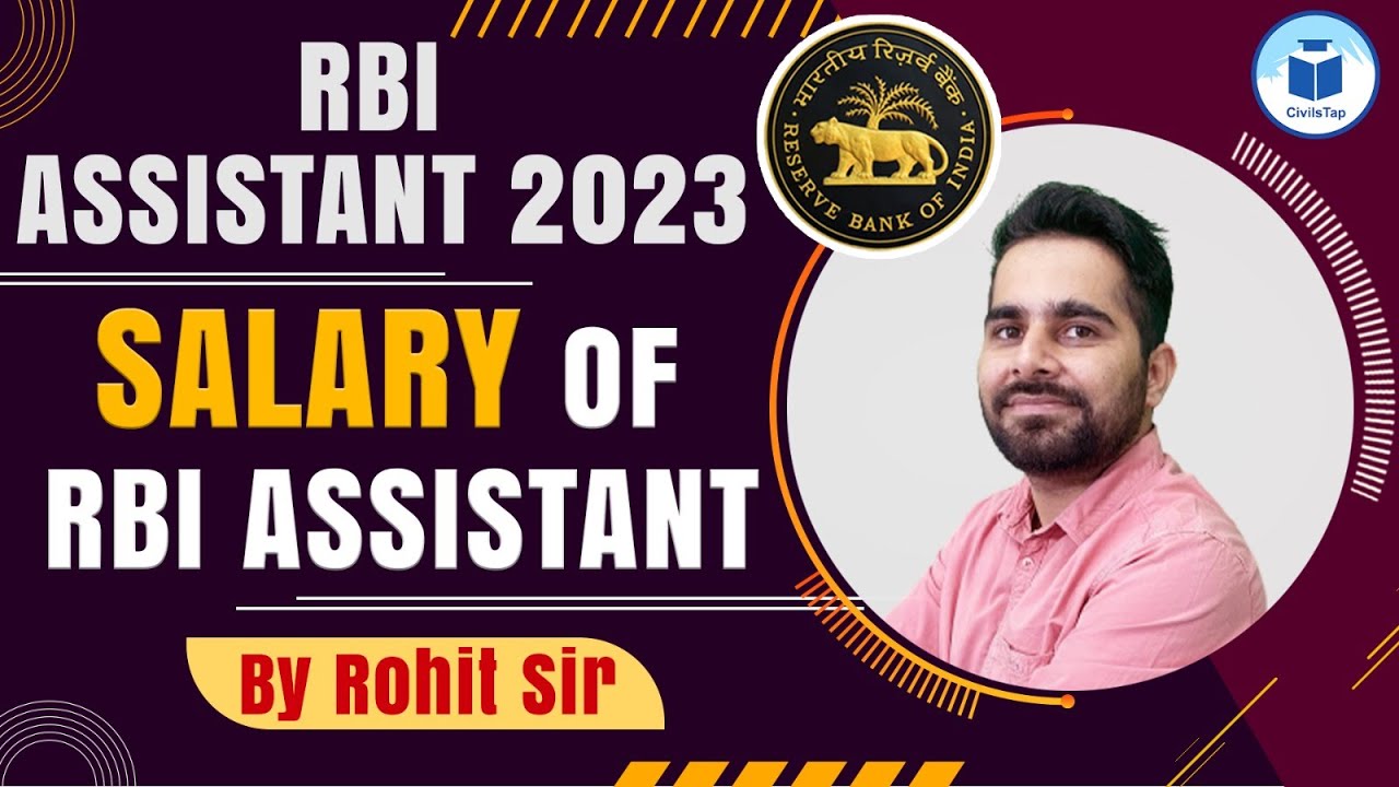 RBI Assistant 2023 | Salary of RBI Assistant | By Rohit Sir - YouTube