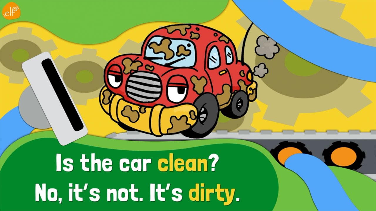 Opposite Words and Adjectives Chant 2 - Pattern Practice for Kids by ...