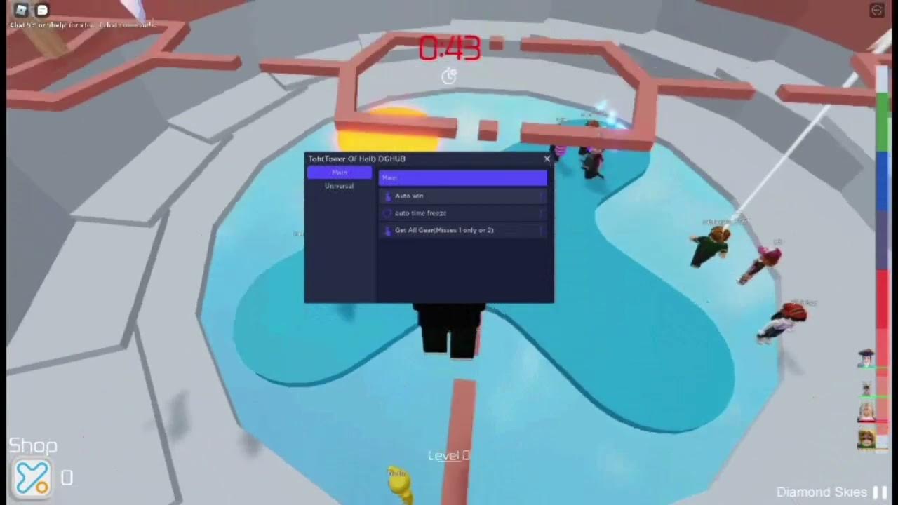 Tower of hell(TOH) script DGHUB free pastebin 2022 - YouTube