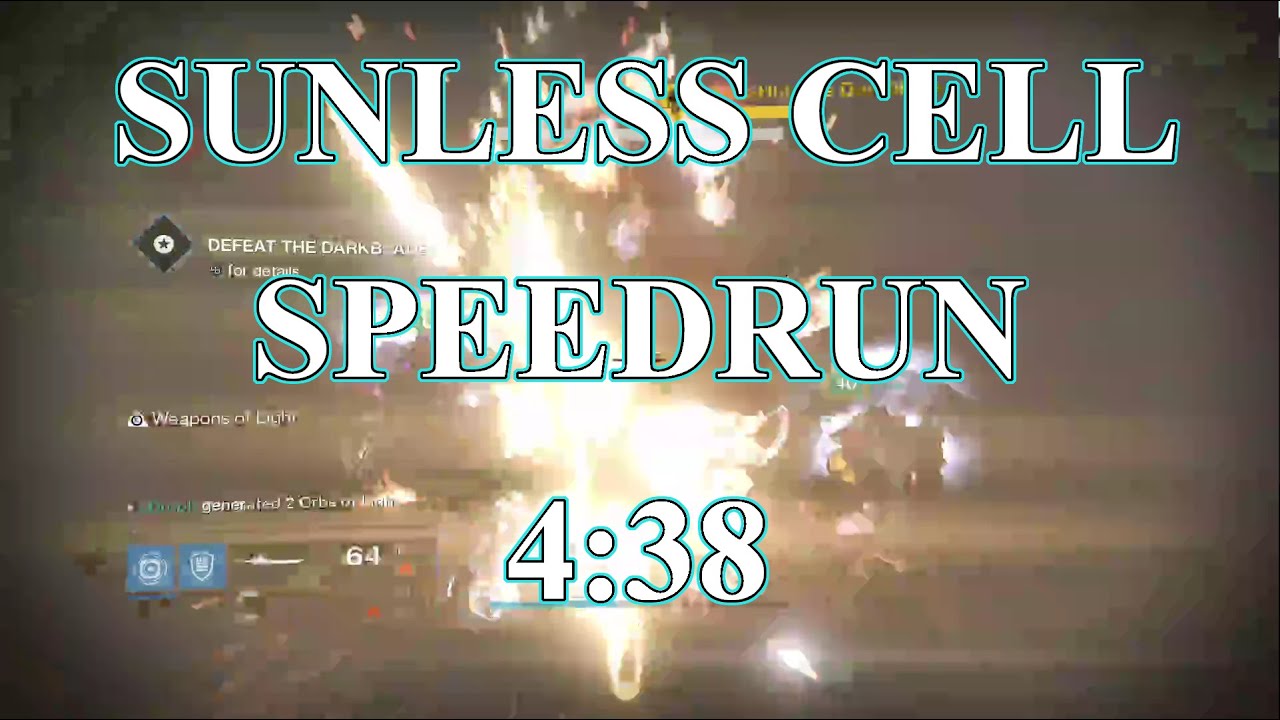 Destiny: Sunless Cell speedrun in 4:38! by Redeem - YouTube