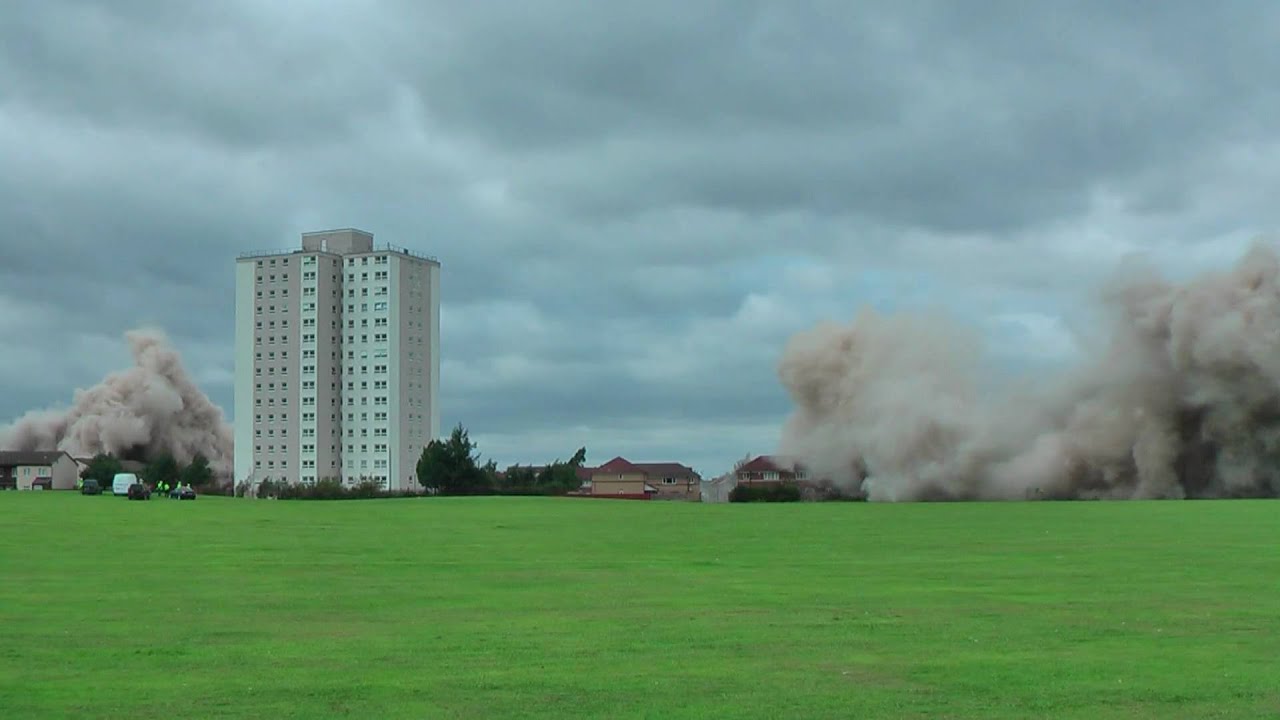 HD Middlesbrough Netherfields Fulbeck Glentworth House Flats Demolition ...