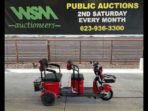 2024 Meco M3 Electric Cart For Virtual Auction April 13th, 2024 - YouTube