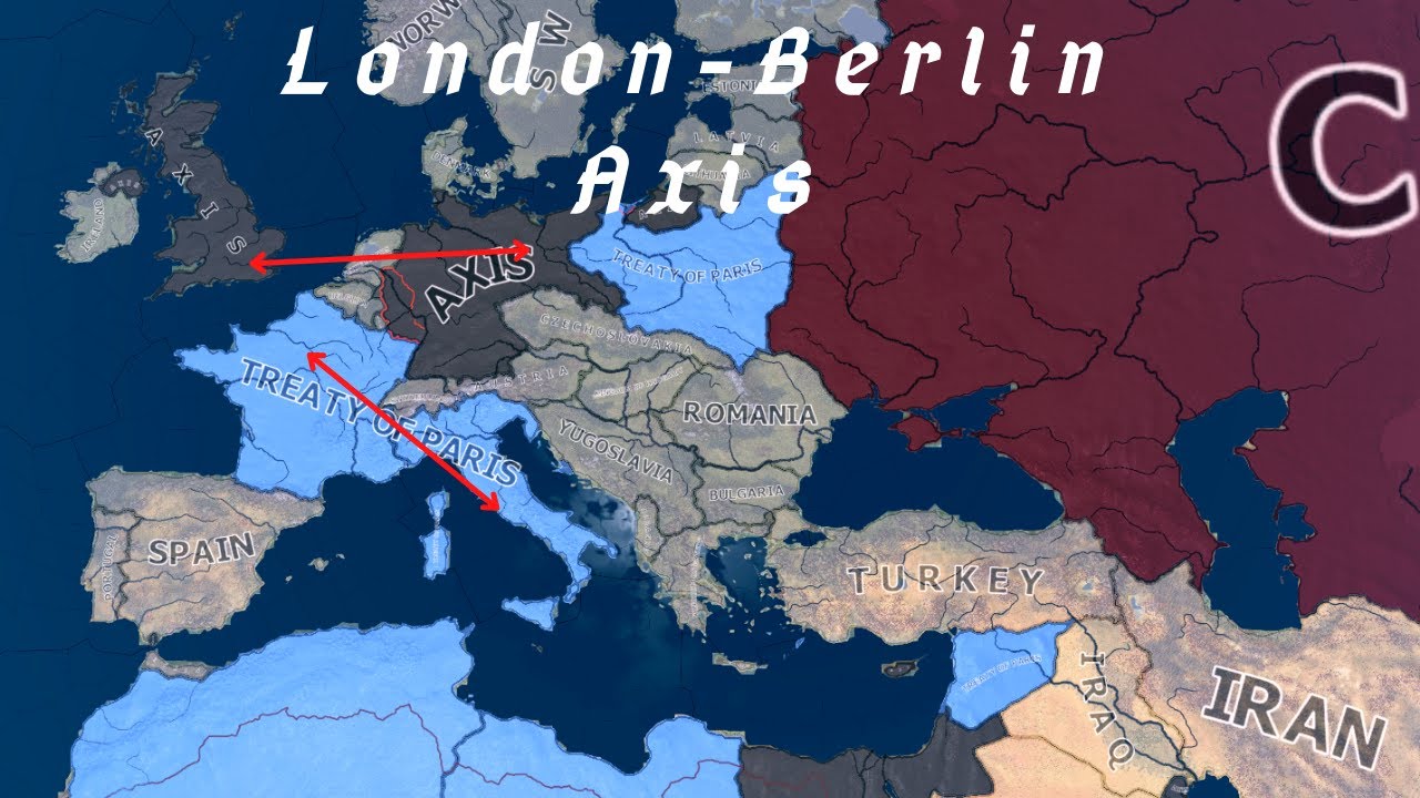 LONDON-BERLIN AXIS - HOI4 Timelapse - YouTube