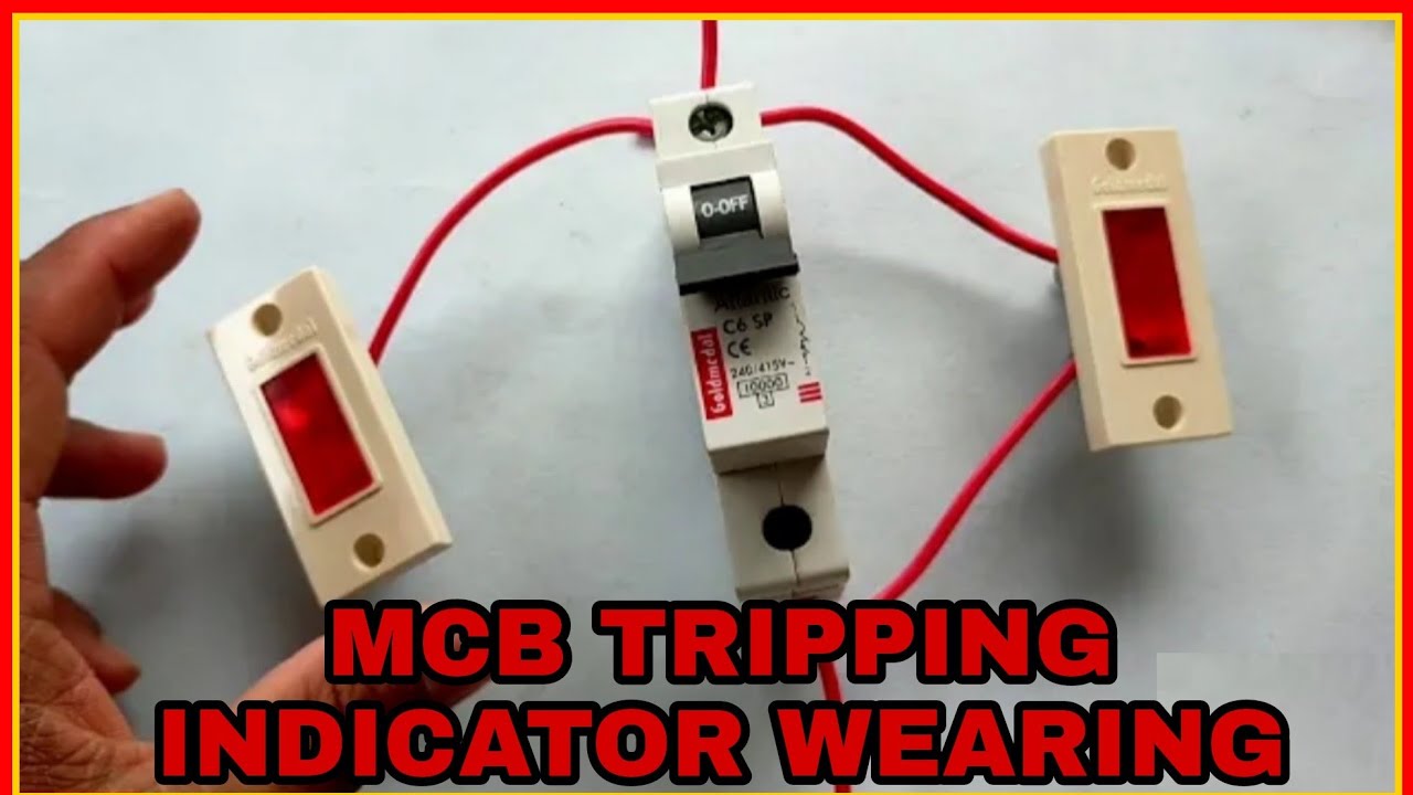 How to make MCB trip indicator wiring at home. - YouTube