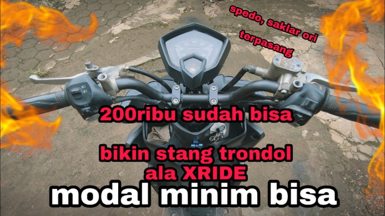 modif stang trondol motor matic soul gt 125 - YouTube