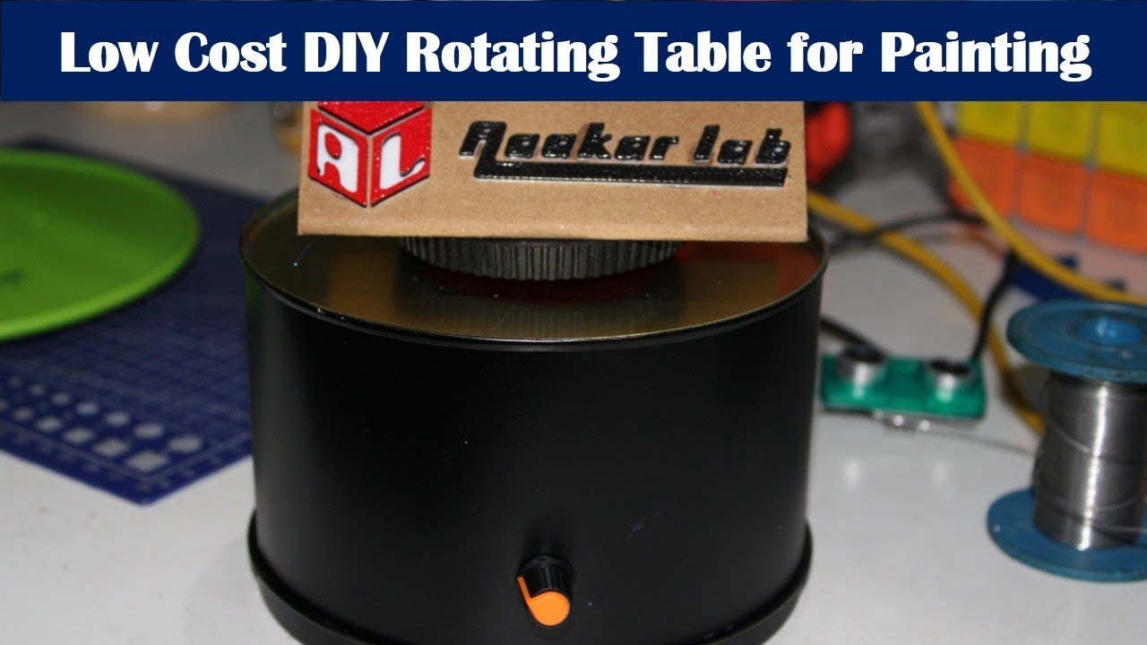 Poor-mans Low Cost Rotating table for painting and for display products ...