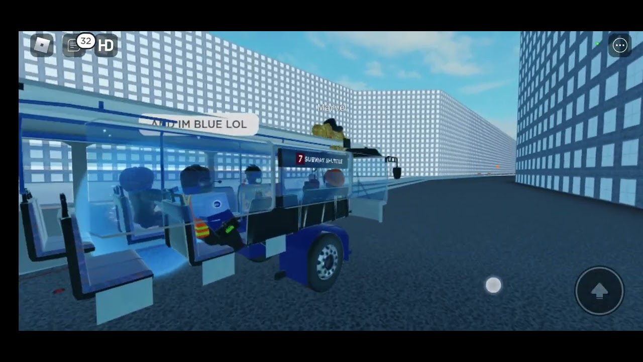 WTF moment of Roblox Mega Transit City: spin NABI bus - YouTube