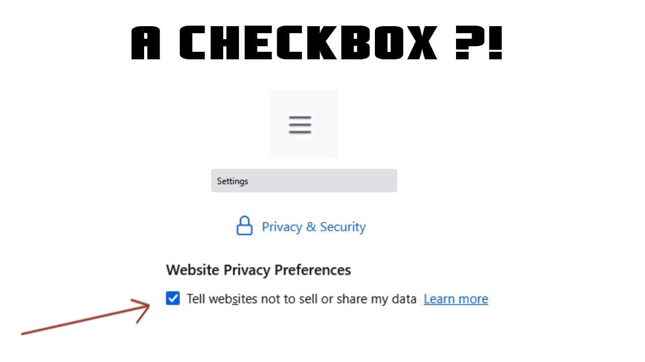 How to tell websites not to sell or share your data in Firefox - YouTube
