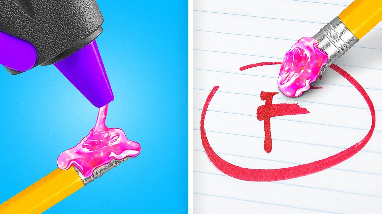 Brilliant School Hacks and Crafts You Will Love - YouTube
