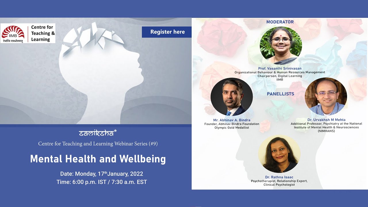 Panel discussion on Mental Health and Wellbeing - YouTube