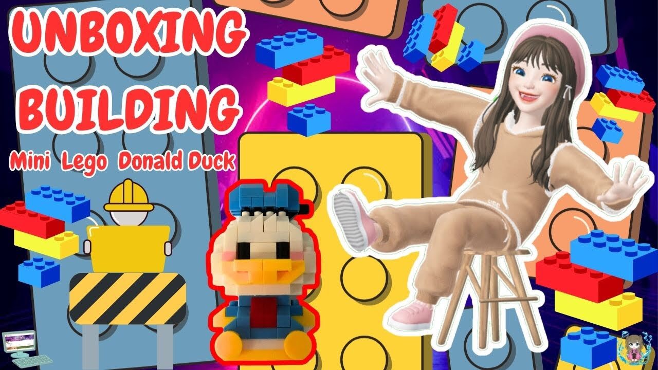 🙌🏻 [HANDCAM] Unboxing & Building Blocks Lego Donald Duck Bricks ...