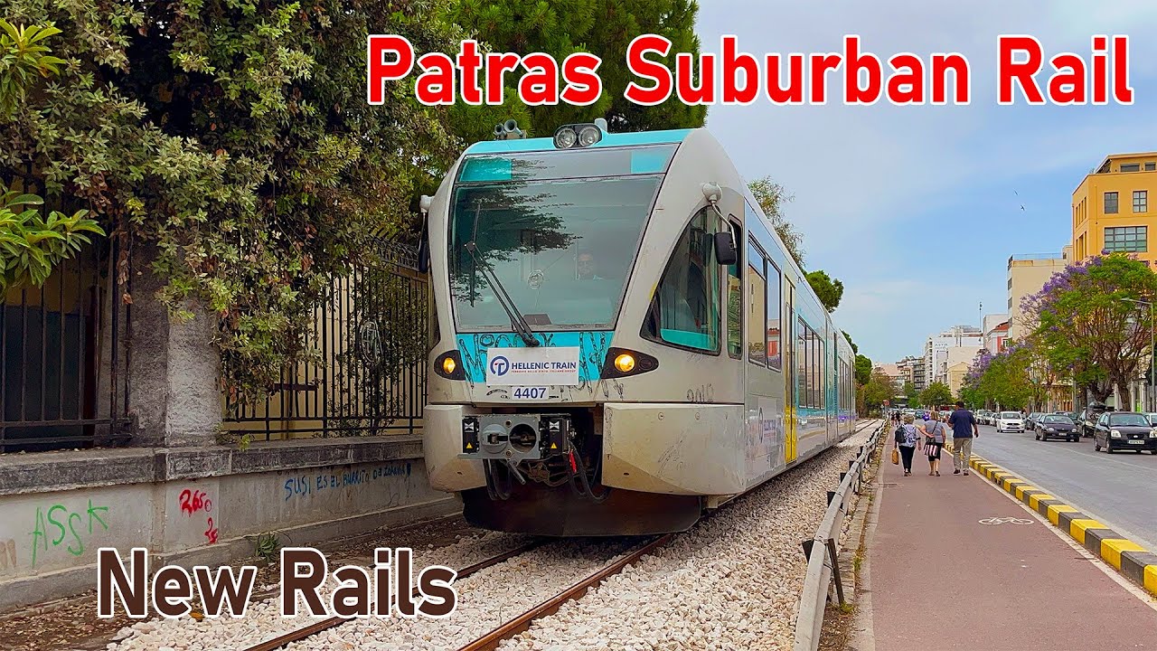 Patras' Suburban Rail to Kato Achaia (04.06.2024) - YouTube