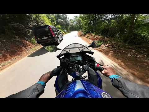 Somewhere in western ghats karnataka| Yamaha R15 V3|DJI action 2|Apollo ...
