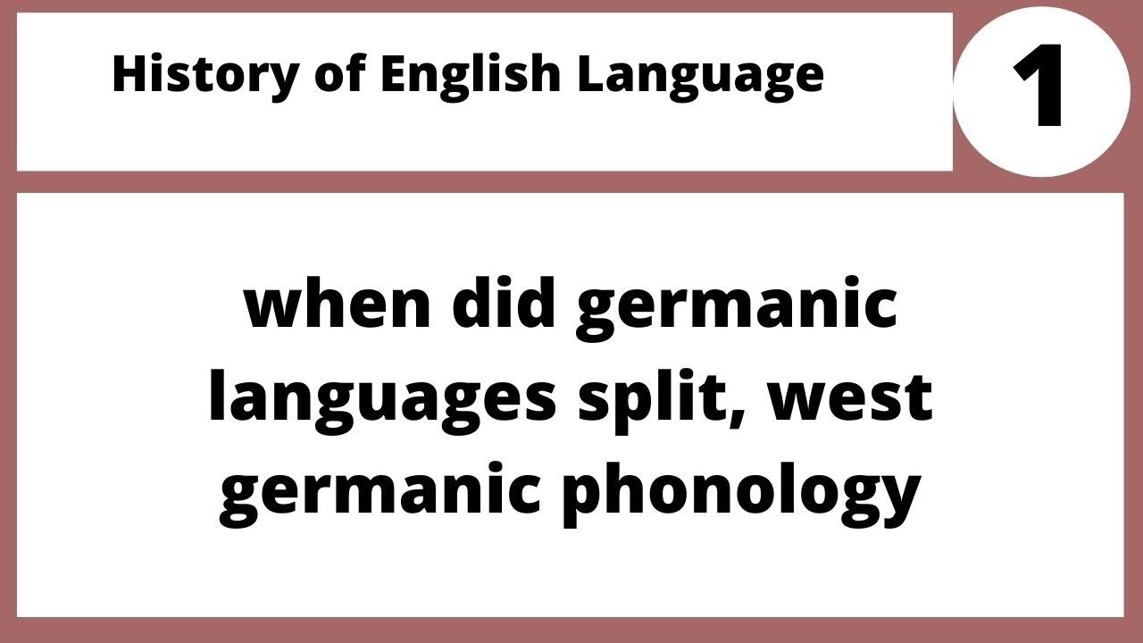 History of English Language Eng404 Lecture 01 - YouTube