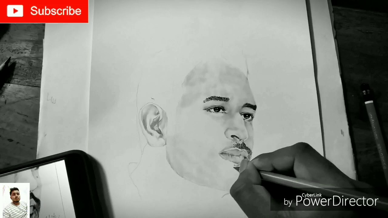 MS Dhoni Drawing || Portrait || Pencil sketch - YouTube