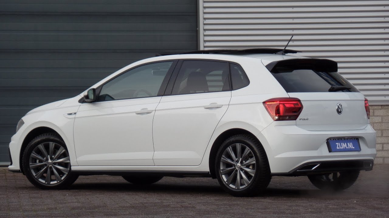 Volkswagen NEW Polo R-line 2018 Pure White Uni 16 inch Las Minas Dark ...