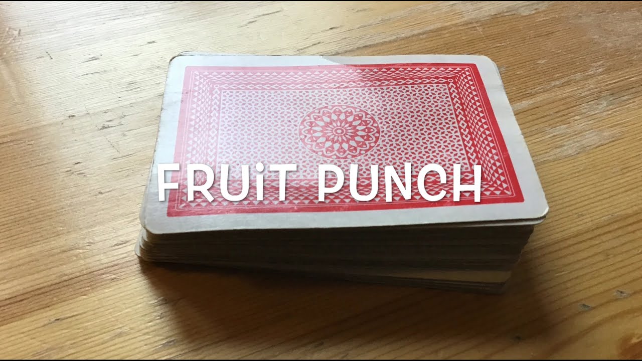 Fruit Punch Card Game - YouTube