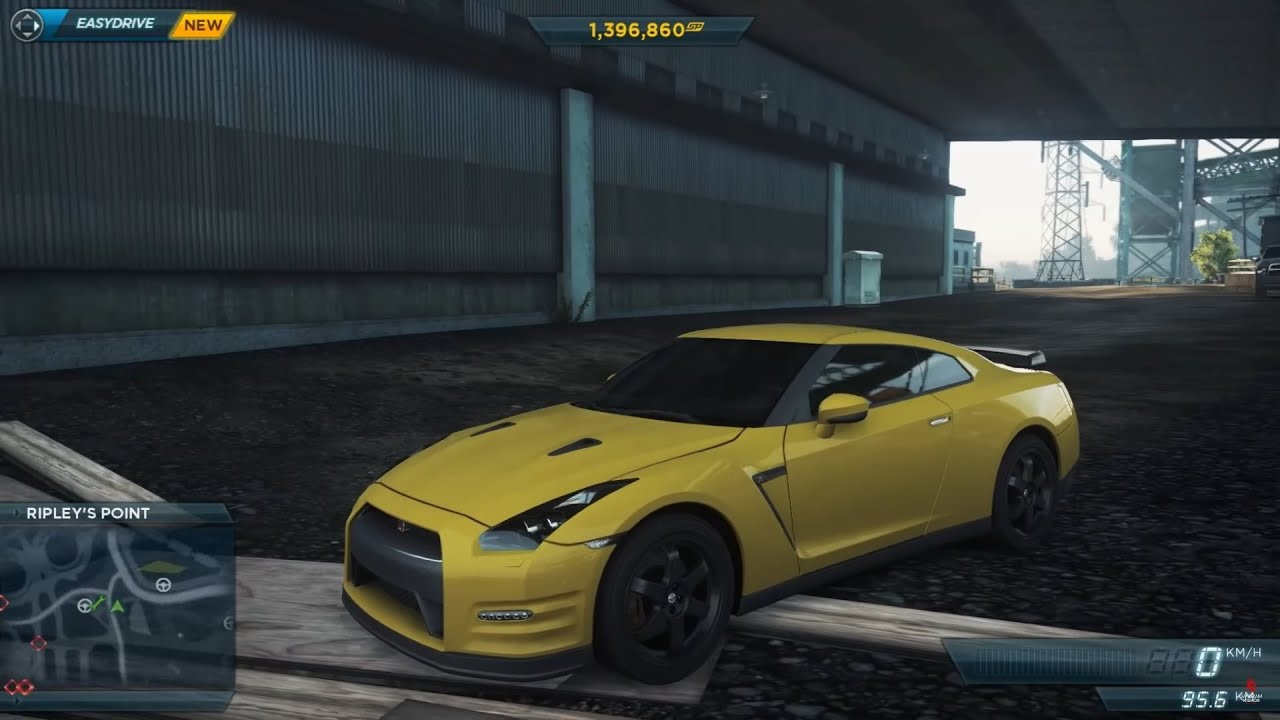 NFS Most Wanted | Nissan GT-R Egoist | Import Duty Circuit Race | PC ...