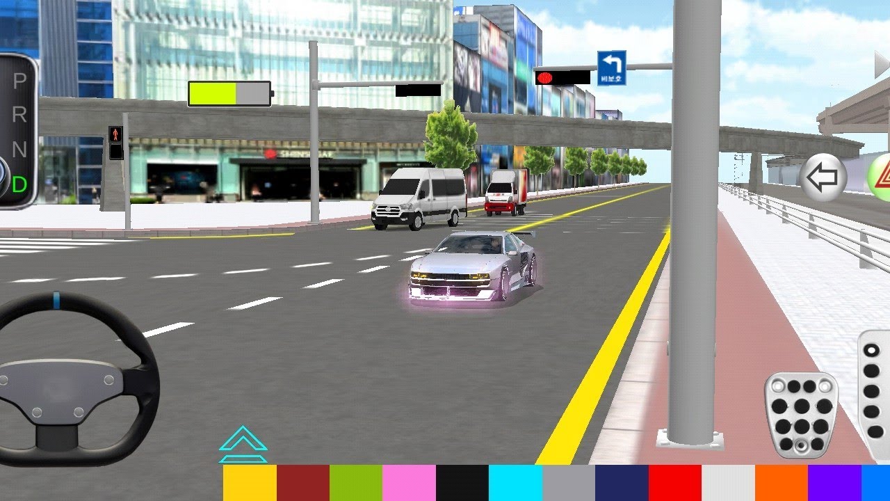 White 3D driving class 2 car game beast Android Gameplay - YouTube