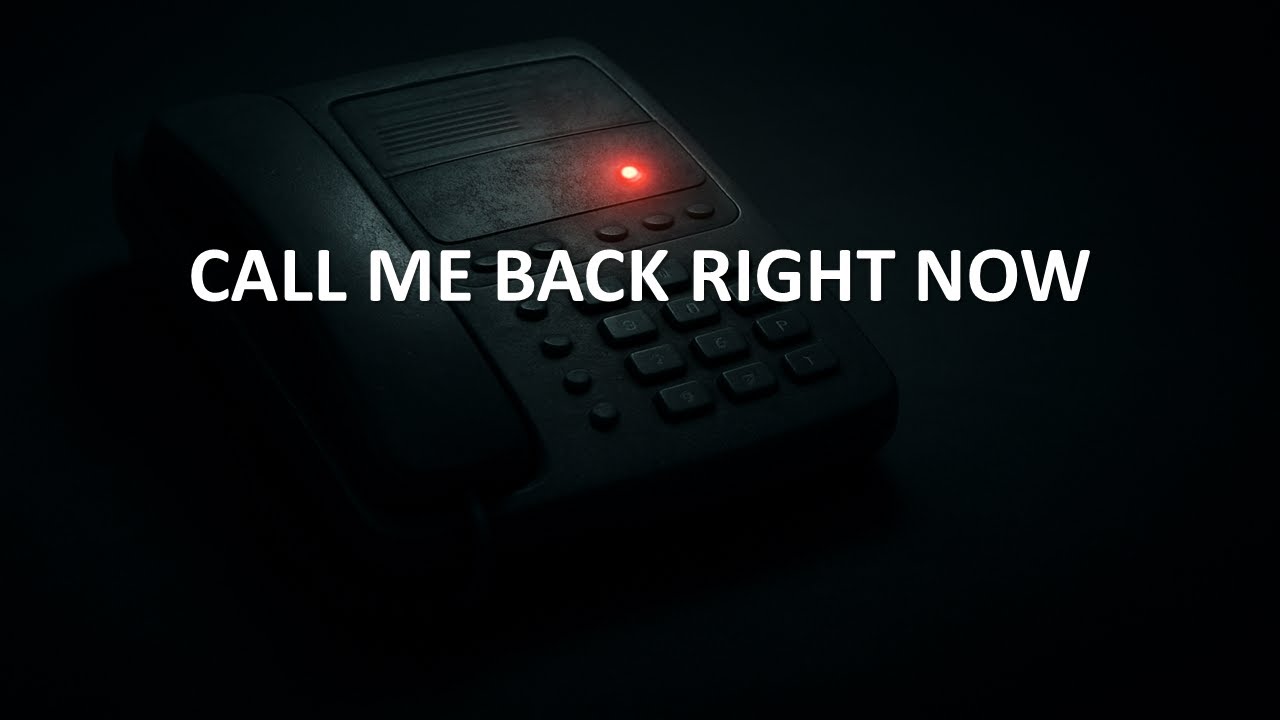 CALL ME BACK RIGHT NOW (Official Lyric Video) | Voicemail Drama Rock ...