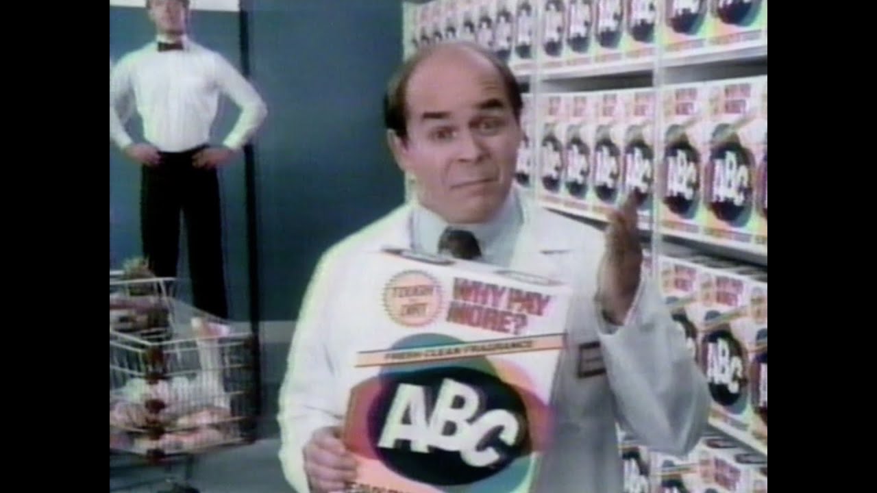 Awesome ABC Laundry Detergent Retro 80s Commercial (1986) - YouTube