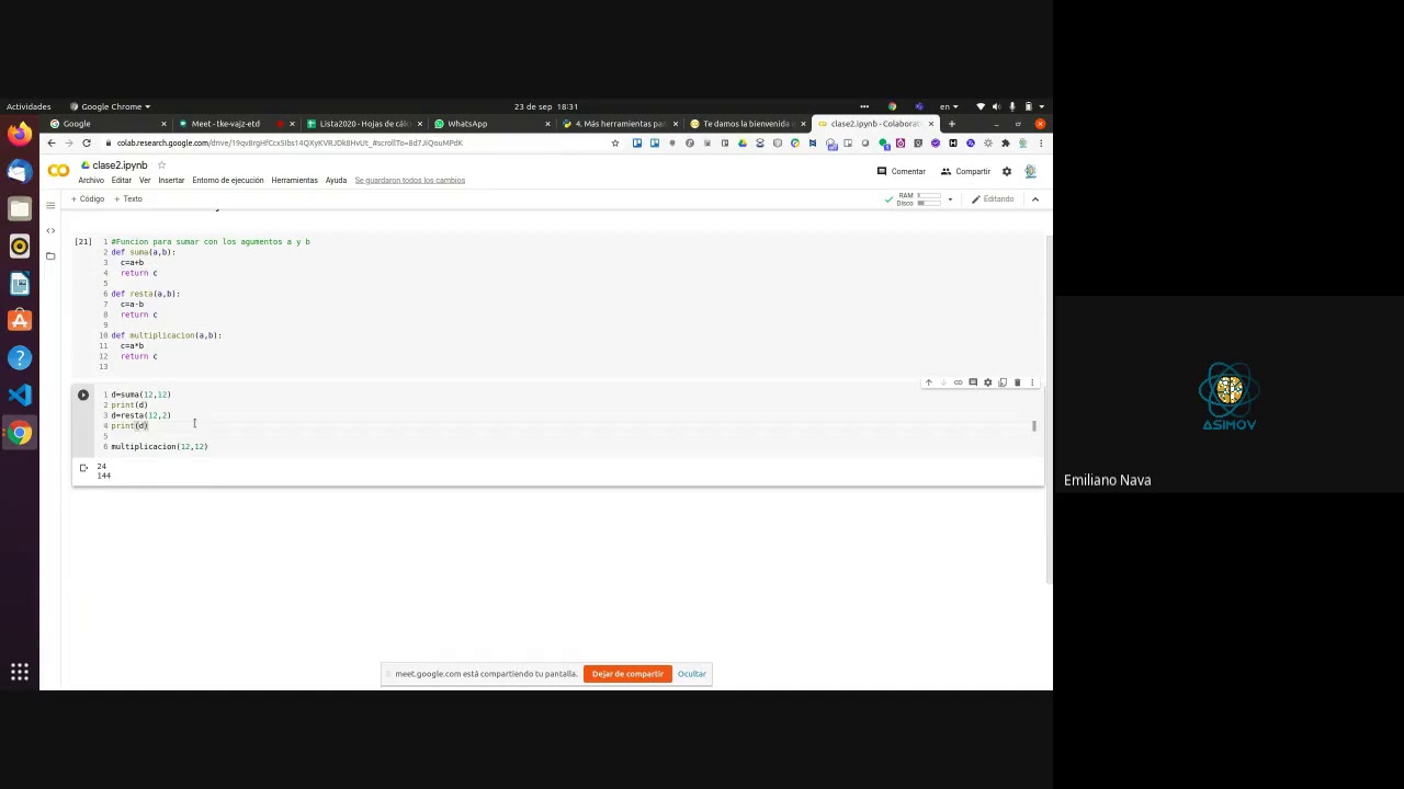 Técnicas de programación Clase 1 "Python, primeros pasos" - YouTube