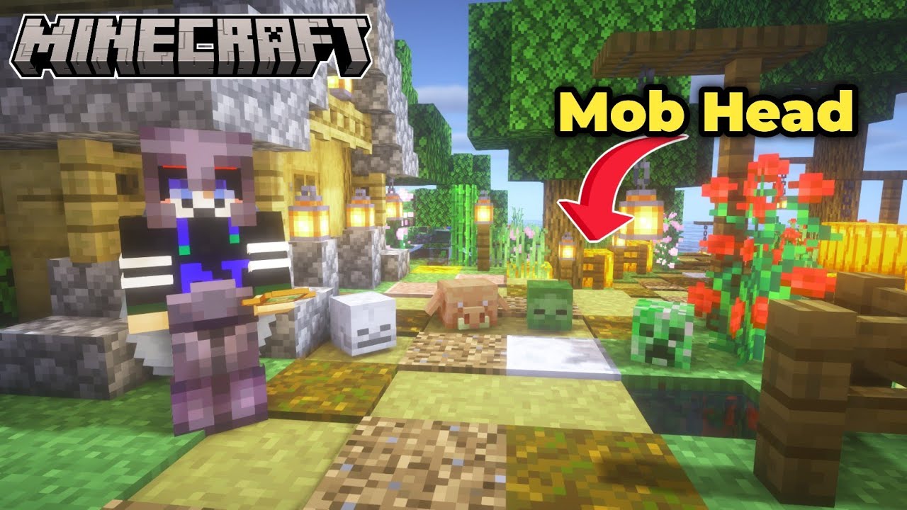 I Collected Every MOB HEAD in Minecraft (Hindi ) - YouTube
