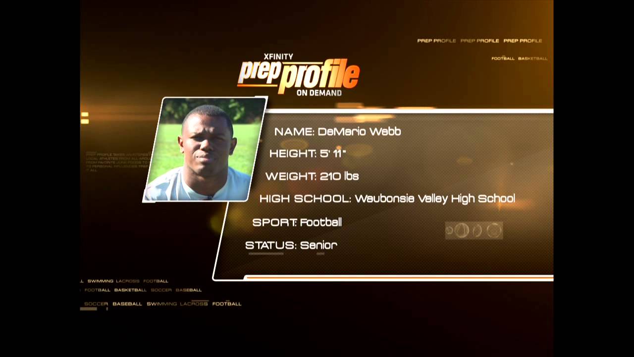 Xfinity Prep Profile: DeMario Webb, Waubonsie Valley High School - YouTube