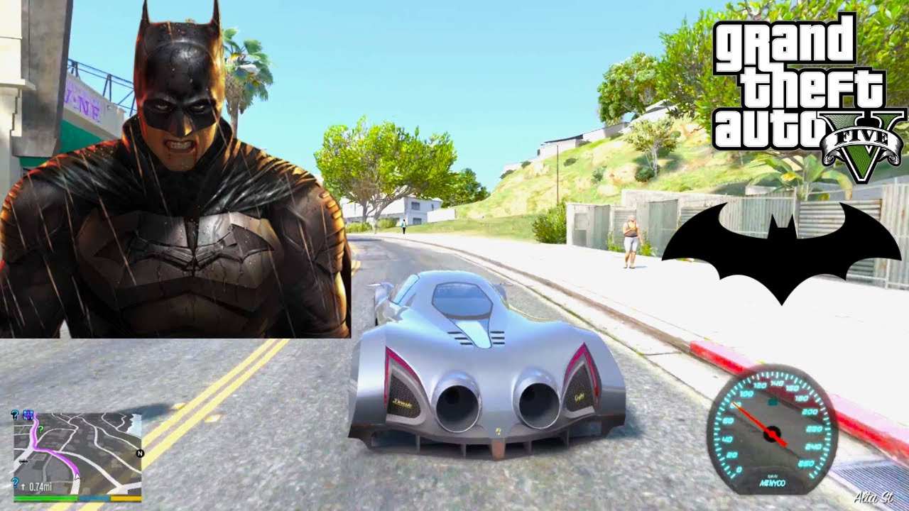 LETS DRIVE BATMAN CAR IN GTA 5 !! Must Watch #gta#gta5online #gtavmods ...