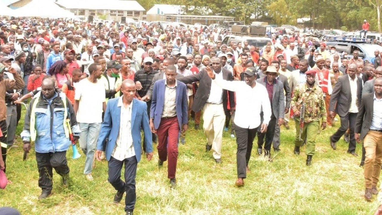 RUTO LANDING IN MATHIRA, NYERI COUNTY ANY TIME FROM NOW! WILD ...