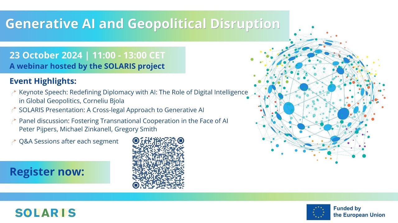Generative AI and Geopolitical Disruption - YouTube