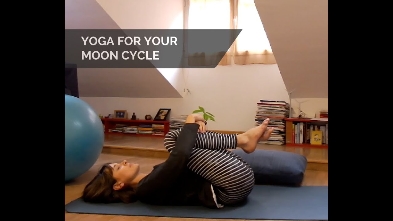 Yoga For Your Moon Cycle | soothing & relaxing - YouTube