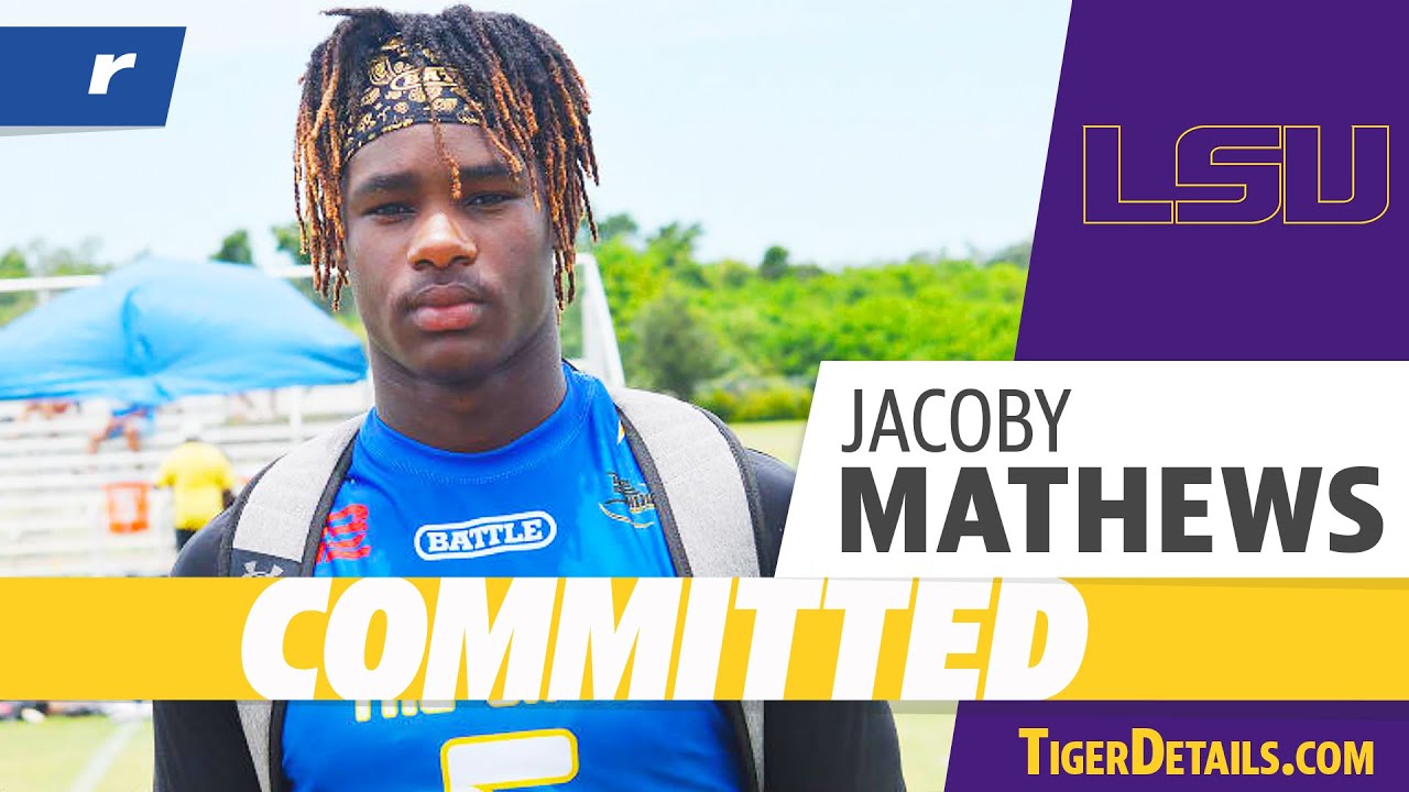 What is LSU getting in 5-star safety Jacoby Mathews? Take a look - YouTube