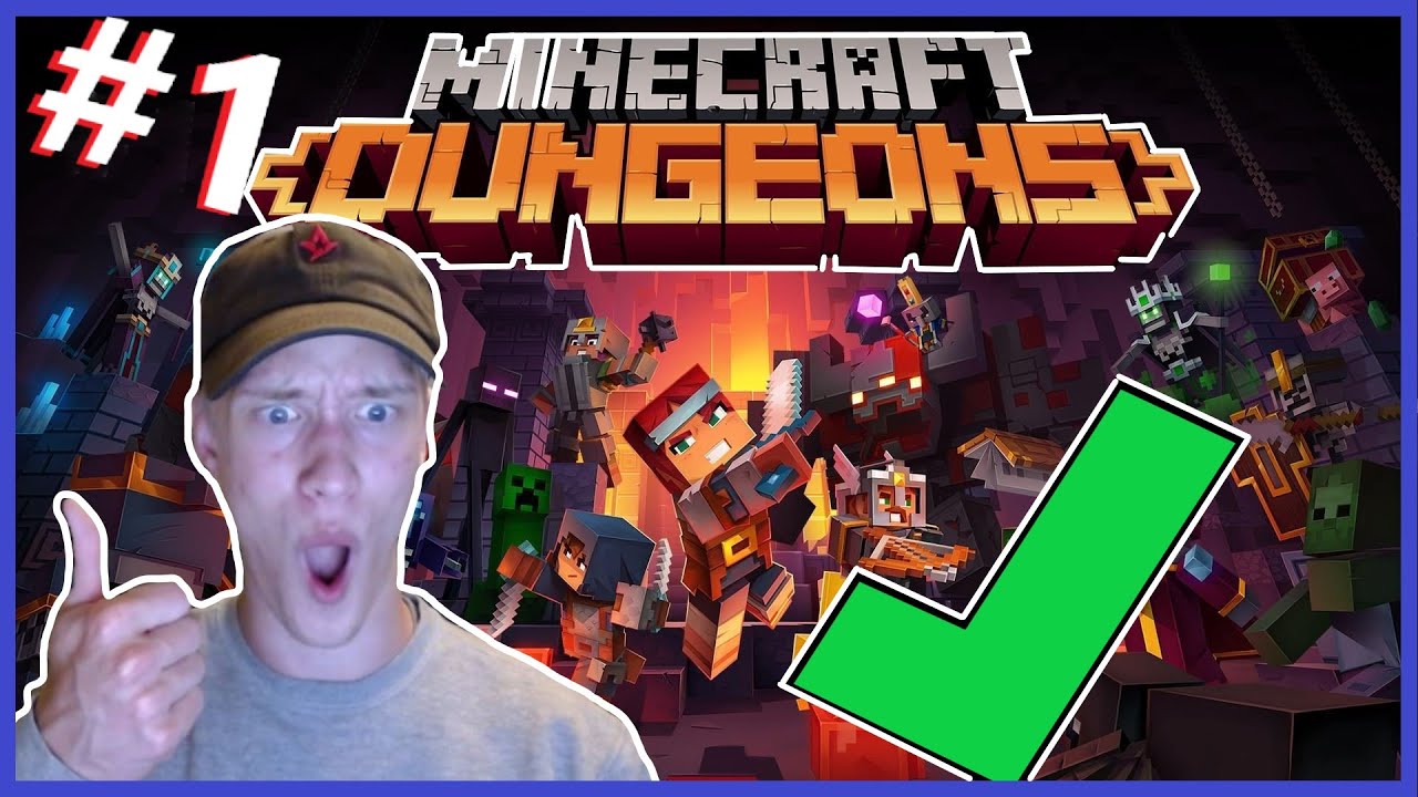 FIRST TIME PLAYING MINECRAFT DUNGEONS, Thoughts and tutorial included ...