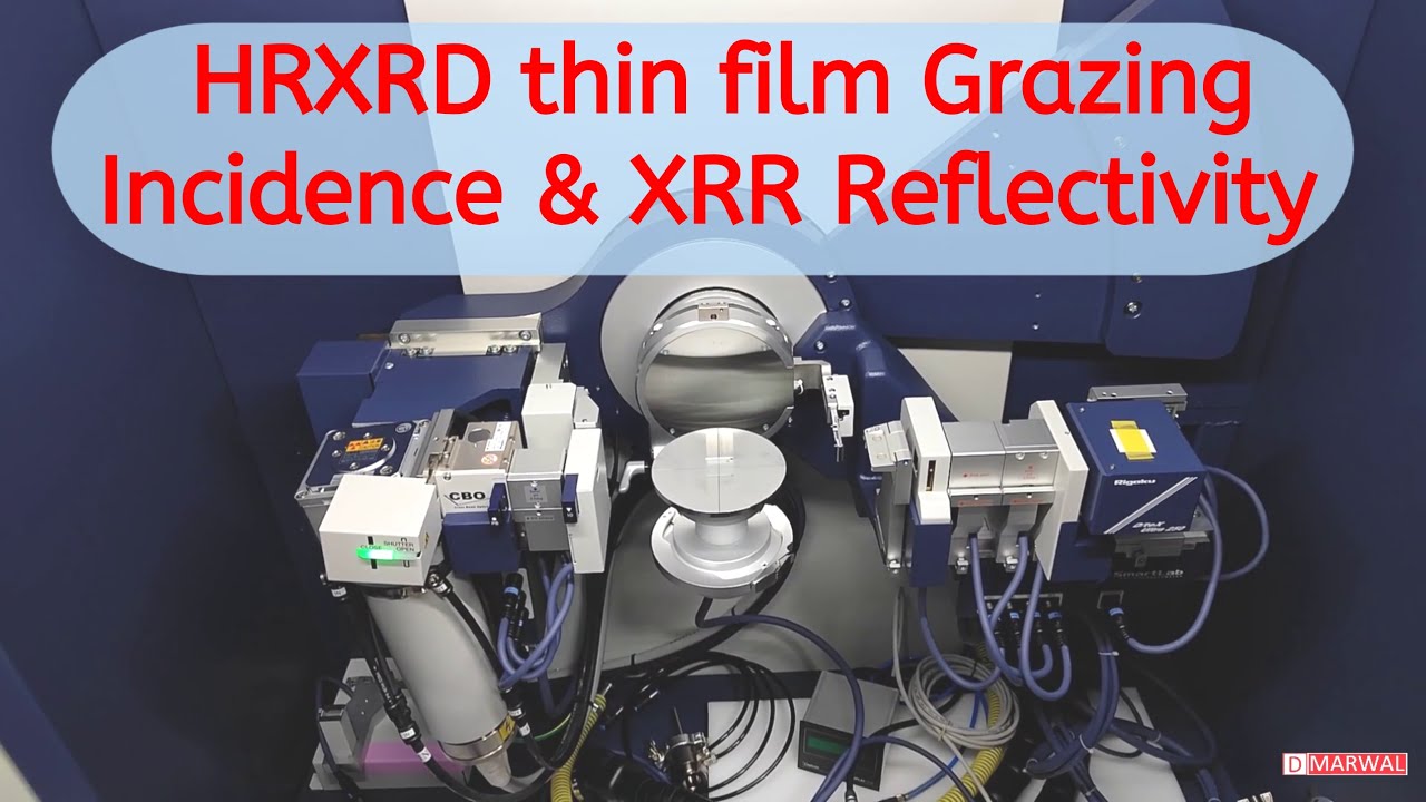 HRXRD of Thin films, Grazing incidence, XRR x-ray reflectivity for ...