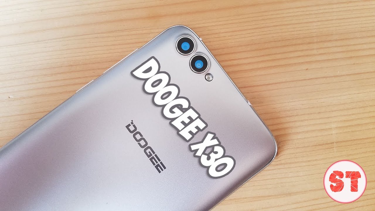 Doogee X30 - знакомимся с 4 камерным смартфоном - YouTube