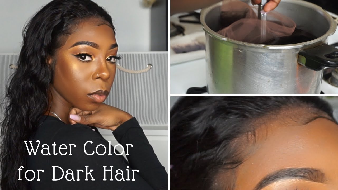 From 1B to Jet Black in minutes| 360 pre-plucked wig- Shela hair ...